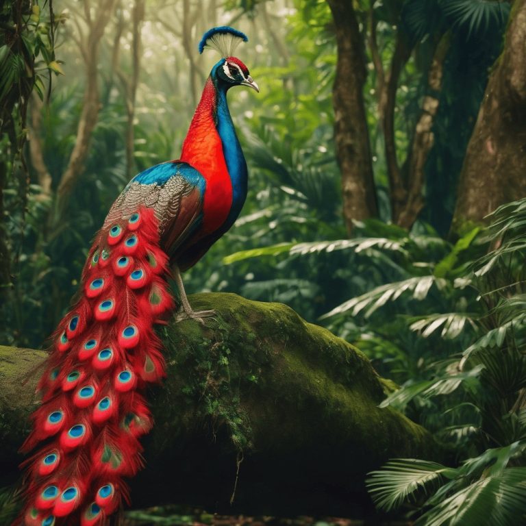 All About Red Peacocks – Everything You Need To Know - Pet Care Story